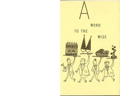 "A Word to the Wise (1954)" by American Dental Association